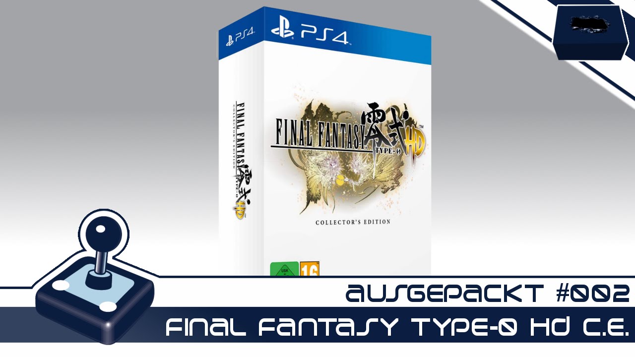 Ausgepackt #002: Final Fantasy Type-0 HD Collector's Edition